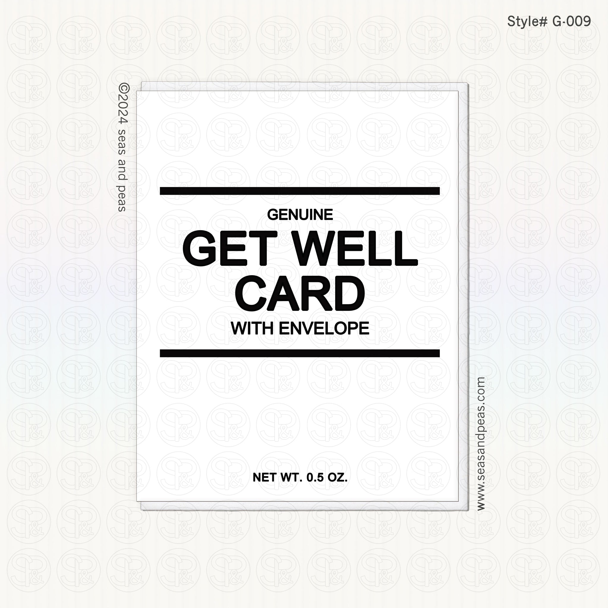 Generic Get Well Card – Seas and Peas